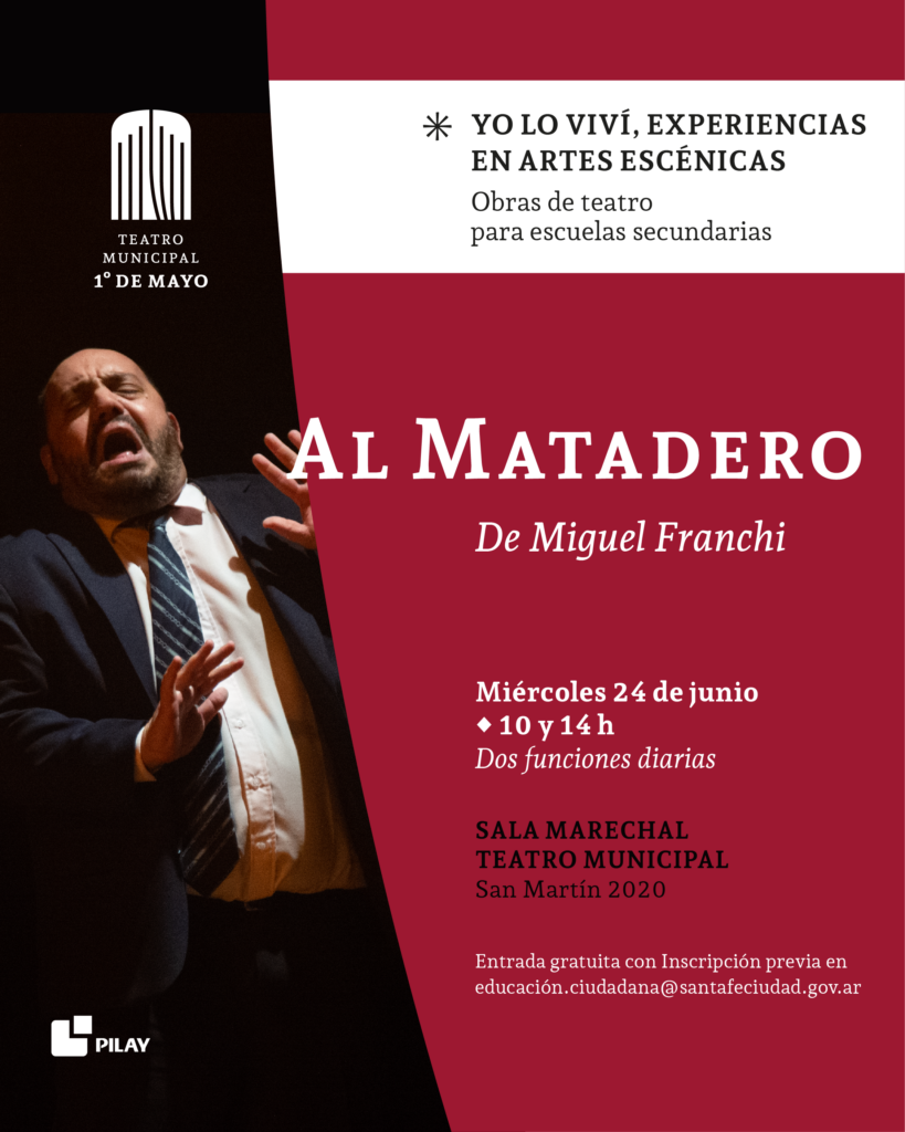 Ciclo Yo Lo Viví: Presentación de "Al Matadero" - Agenda